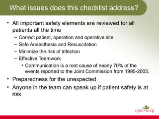 Safe surgery safe life About SSSL Presentation.ppt