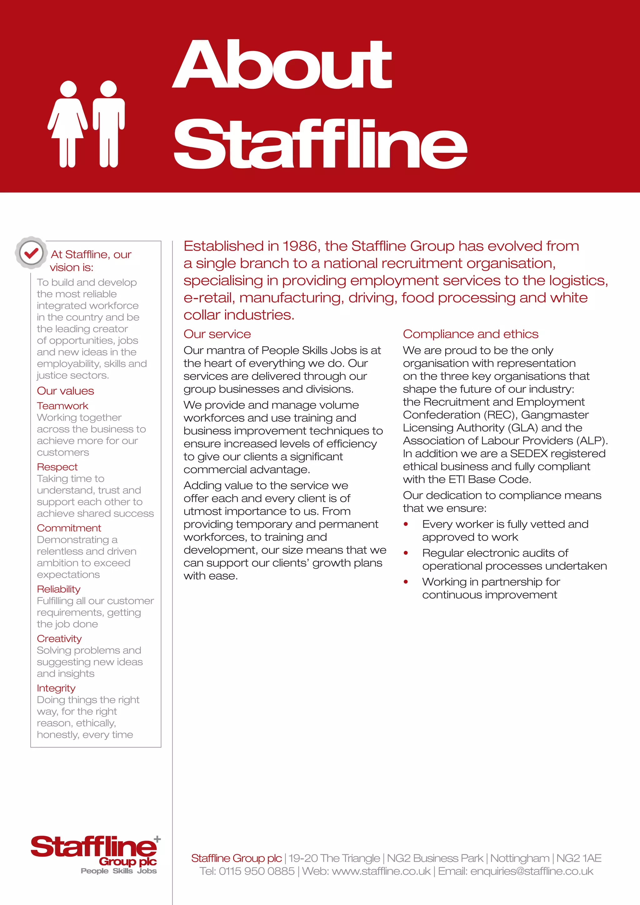 About staffline flyer feb15 | PDF