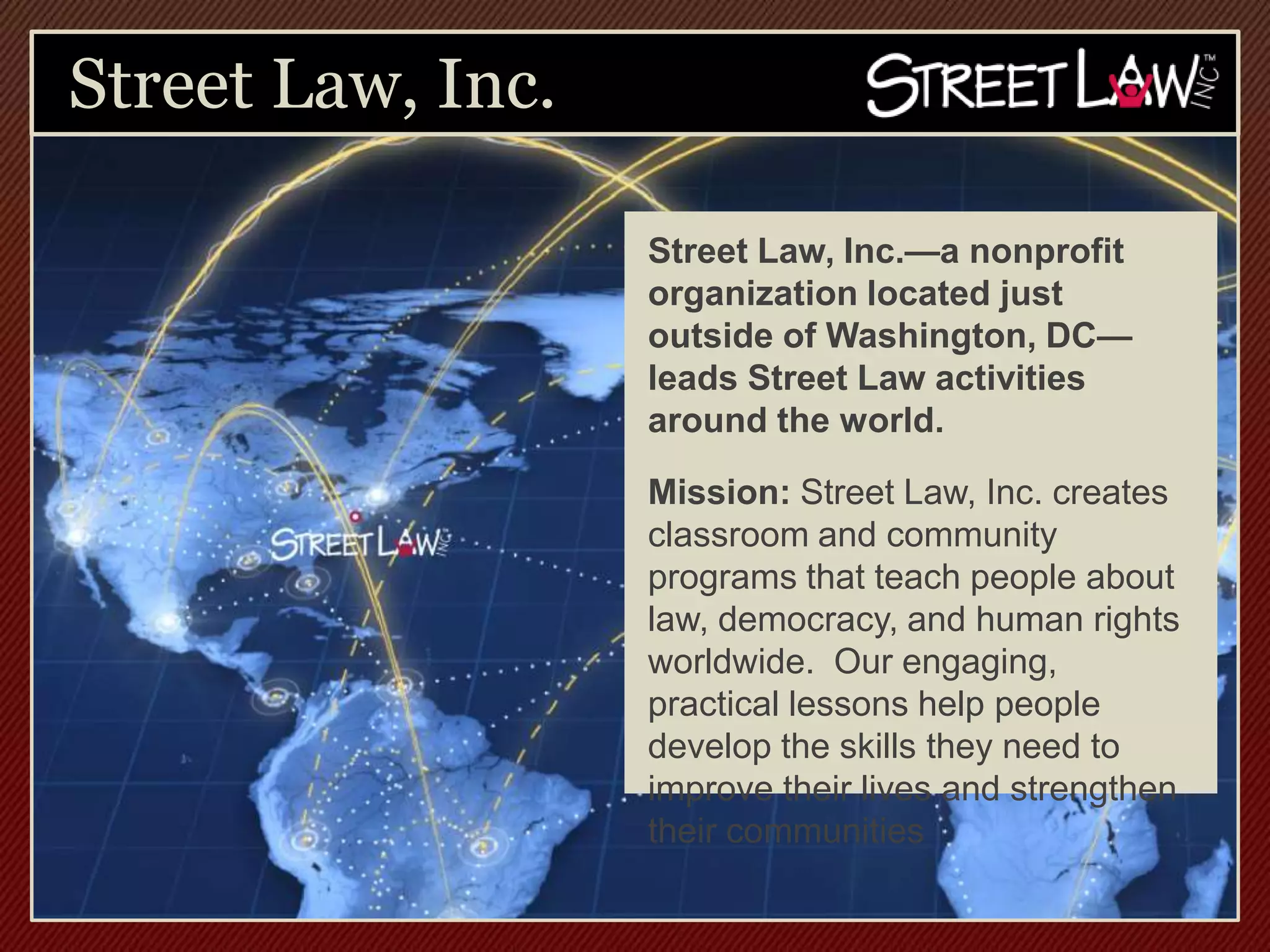 About Street Law, Inc. | PPTX | Legal Services Industry | Industries