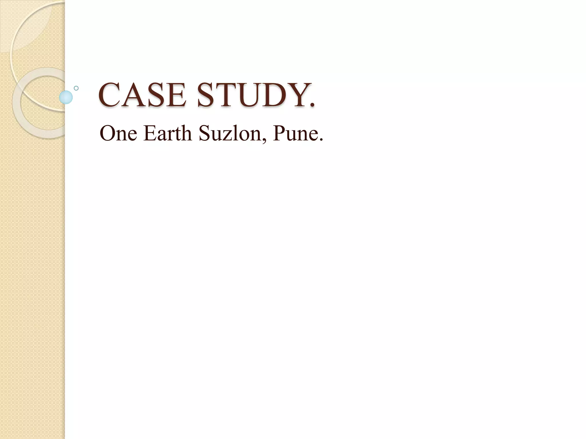 GREEN BUILDING SUZLON PUNE | PPTX
