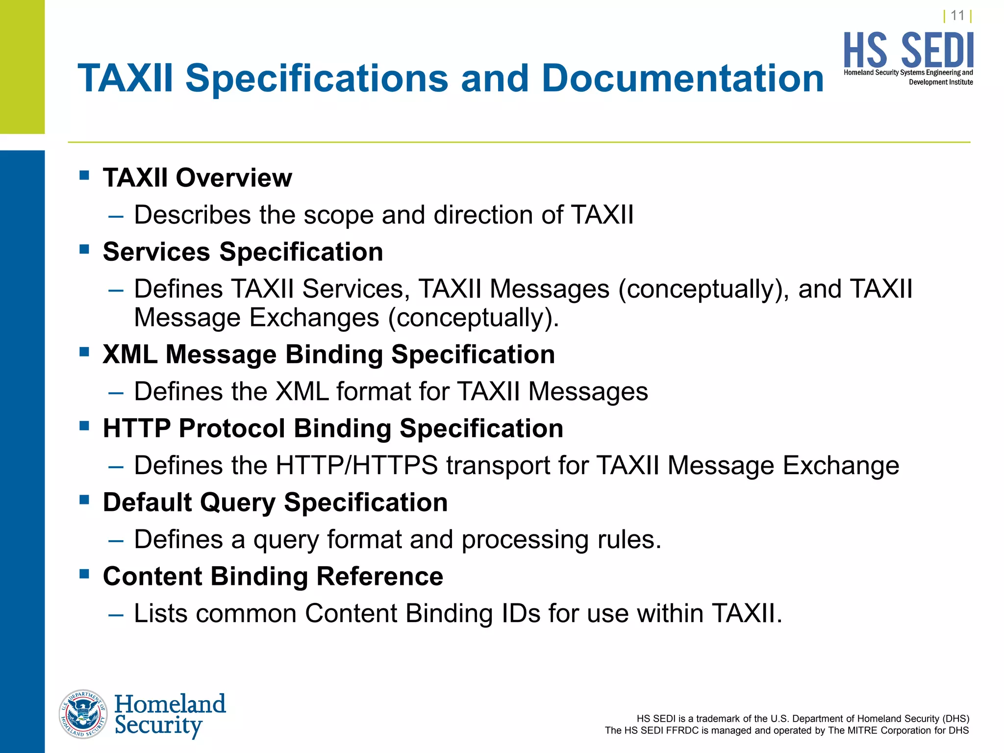 Everything about TAXII | PPTX | Internet | Computing