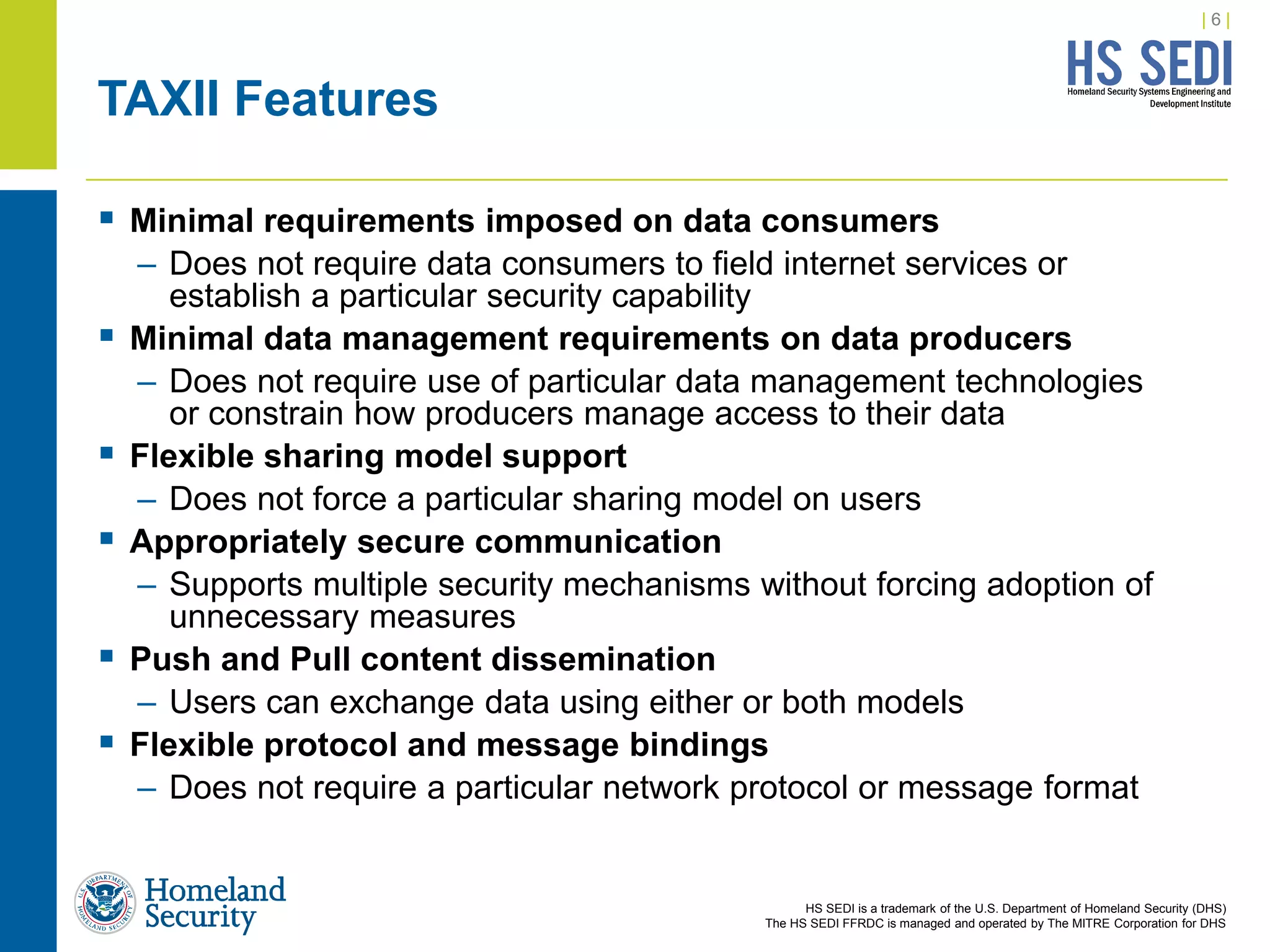 Everything about TAXII | PPTX | Internet | Computing