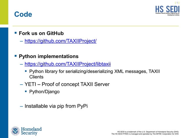 Everything about TAXII | PPT