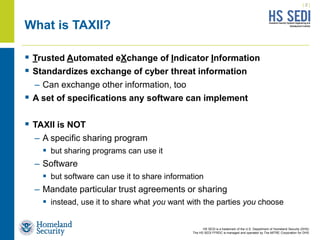 Everything about TAXII | PPTX | Internet | Computing
