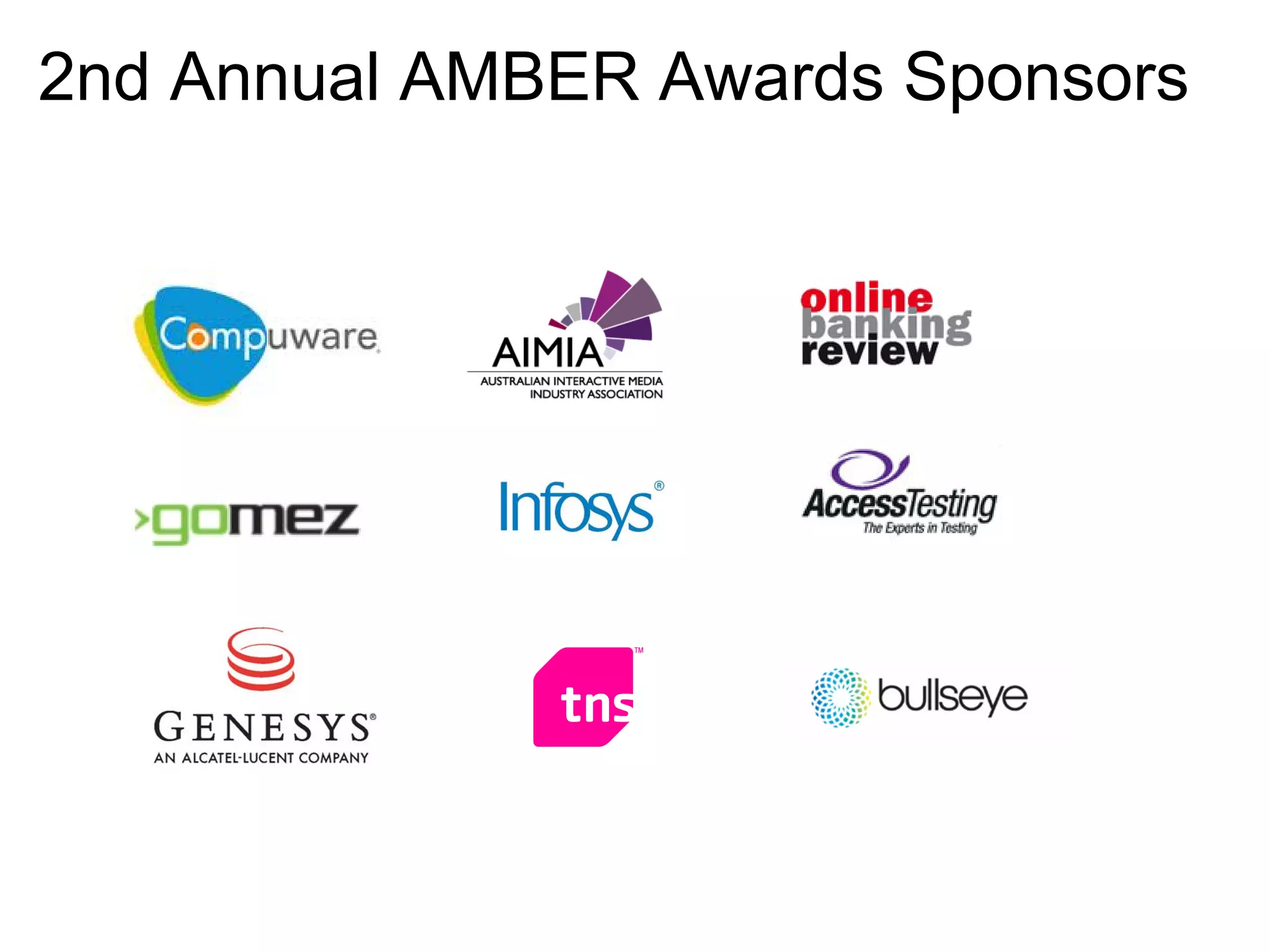 About The 2010 Amber Awards | PDF | Business | Business and Finance