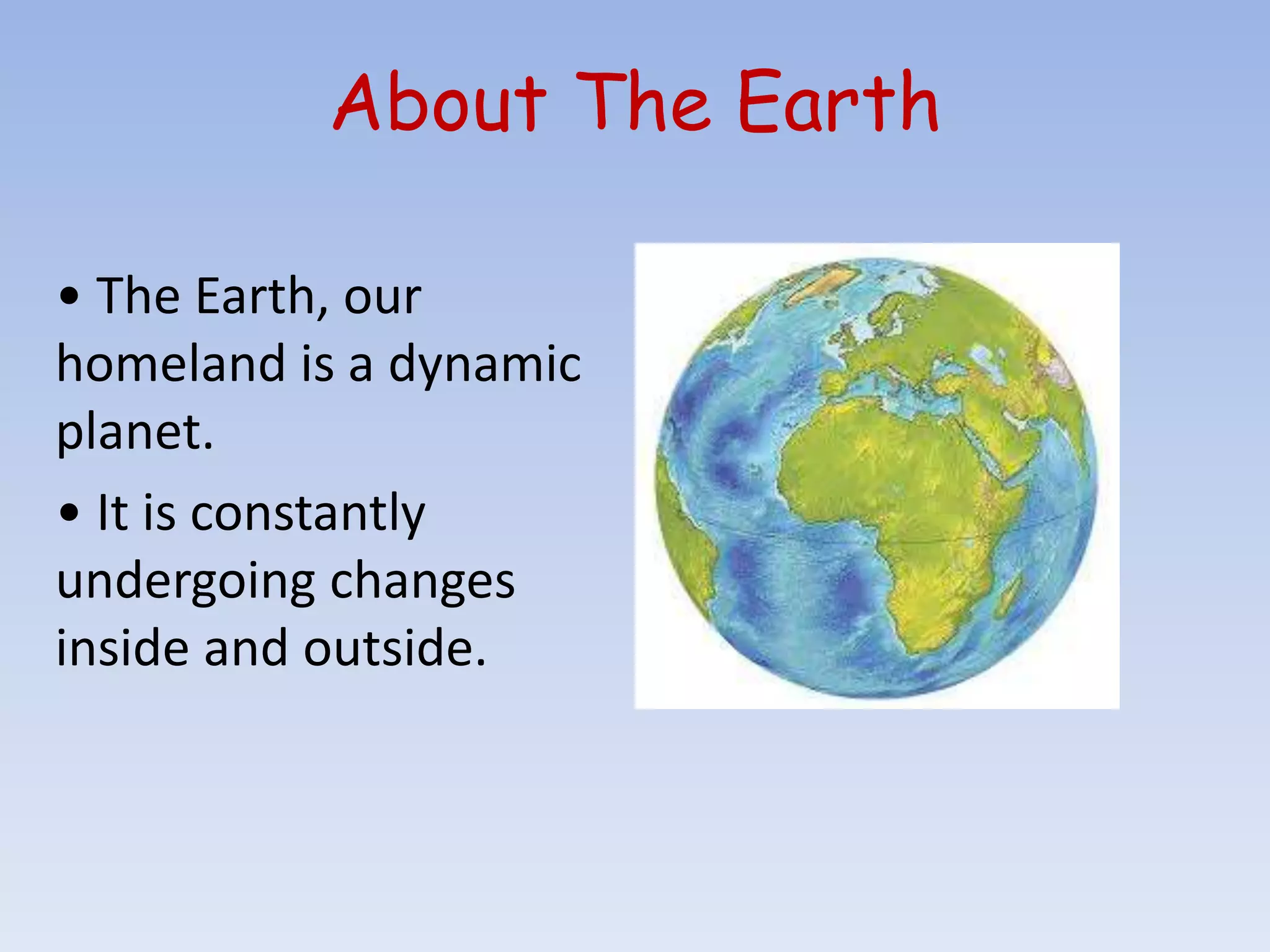 Inside Our Earth | PPTX