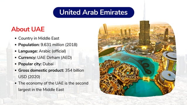United Arab Emirates: About the economy of one highly developed country ...