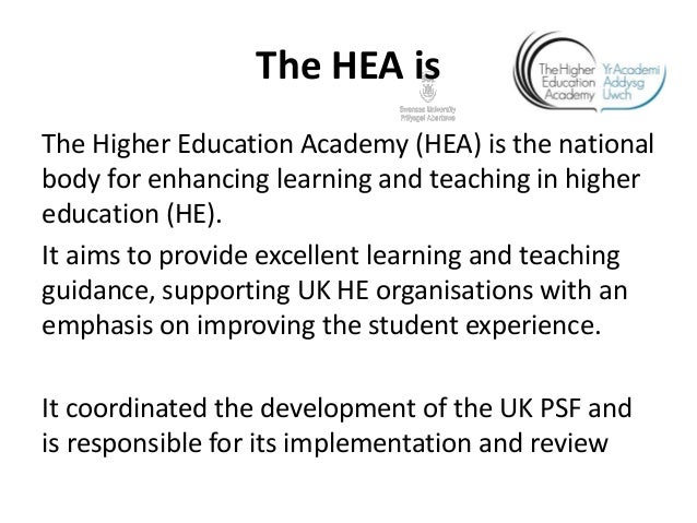 HEA Fellowship Information Session HEA Fellowship Information Session