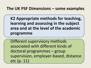 About the hea and ukpsf - its application to staff supporting research ...