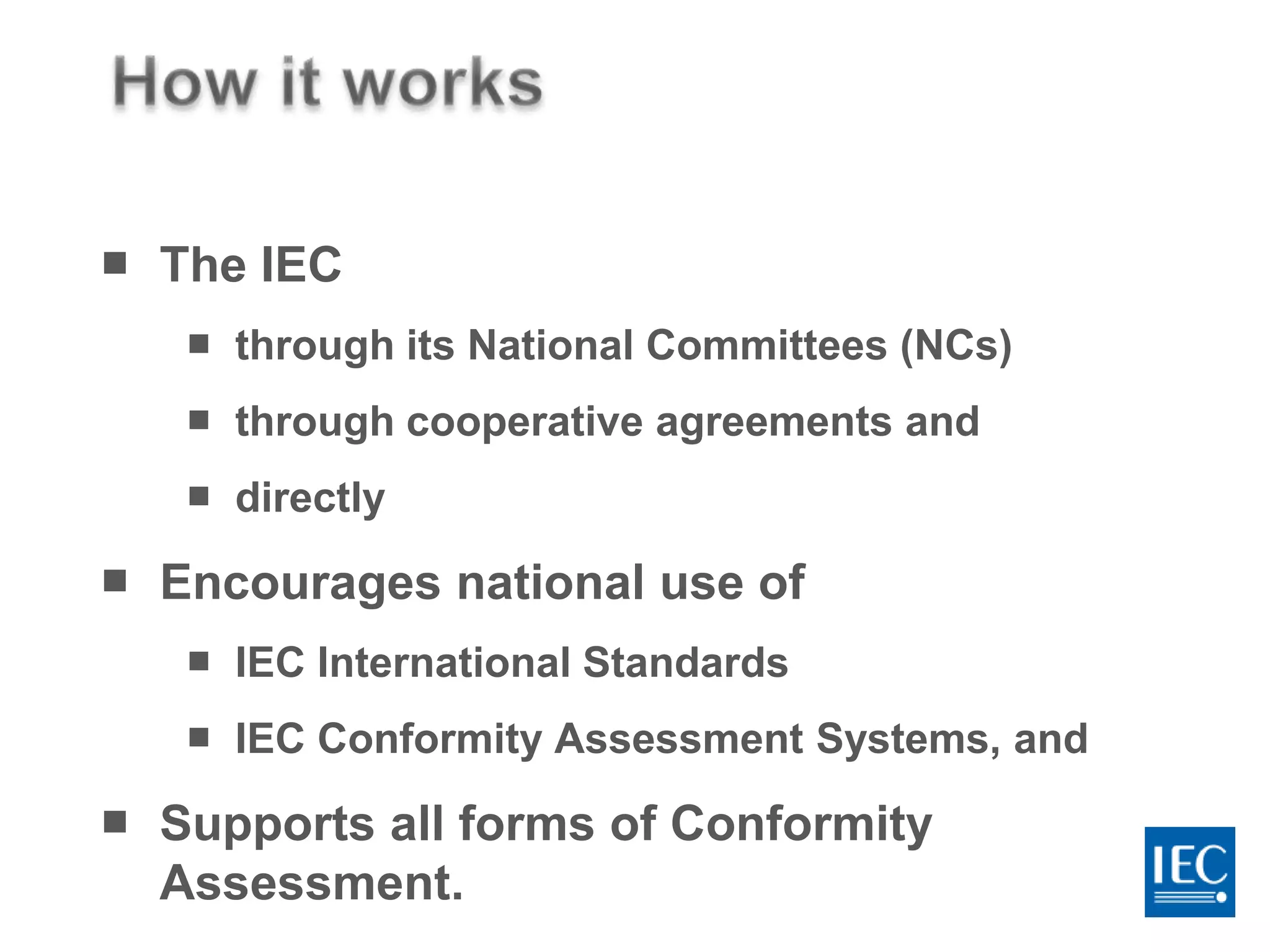 Introduction to IEC | PPTX