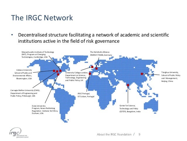 About the IRGC Foundation