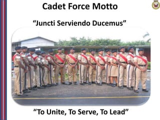 About the Jamaica Combined Cadet Force | PPTX