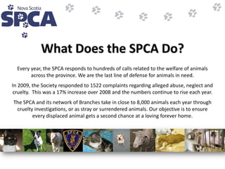 About the ns spca corporate | PPTX