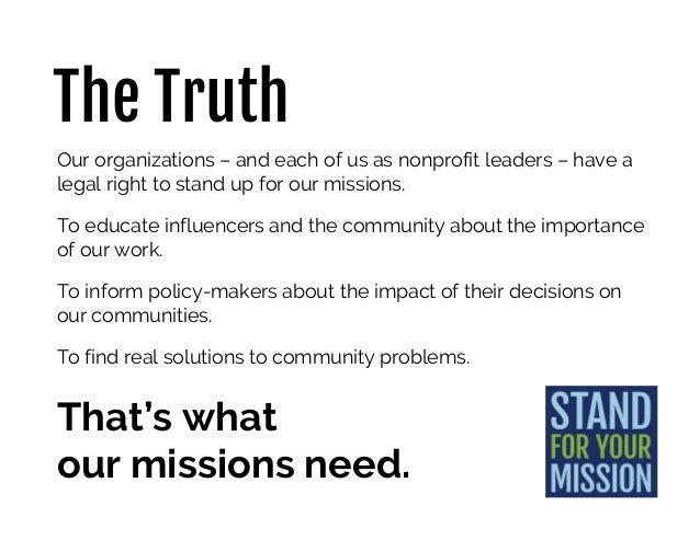 About the Stand for Your Mission Campaign