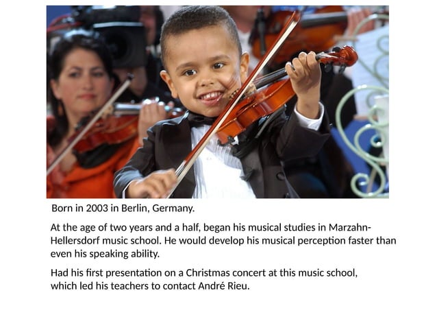 Biography of a violin prodigy, Akim Camara.pptx