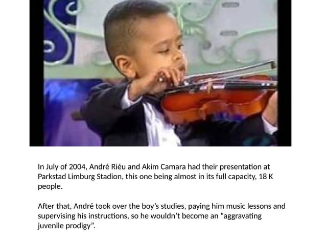 Biography of a violin prodigy, Akim Camara.pptx