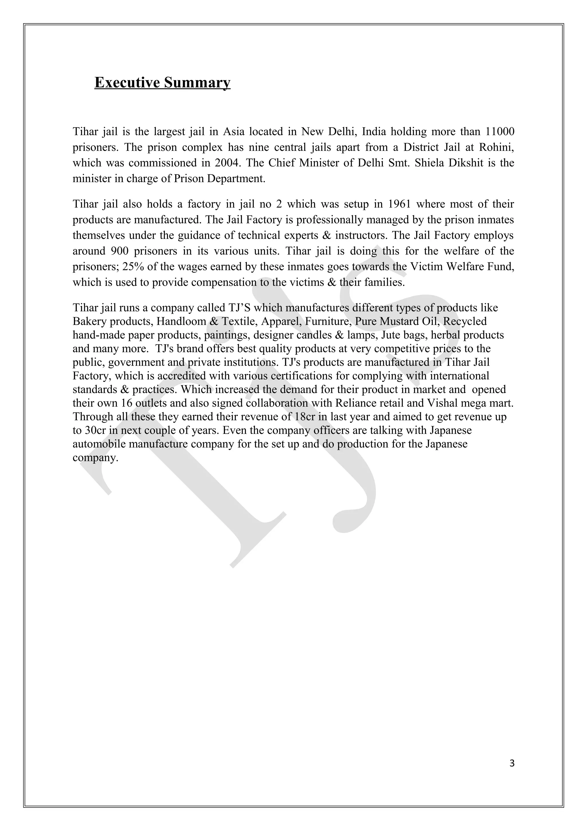 About tihar jail | DOC