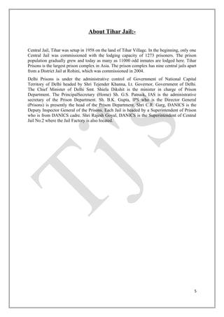 About tihar jail | DOC