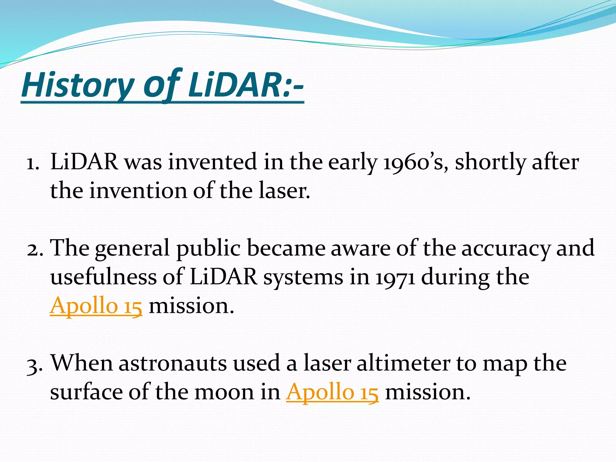 LiDAR | PPTX