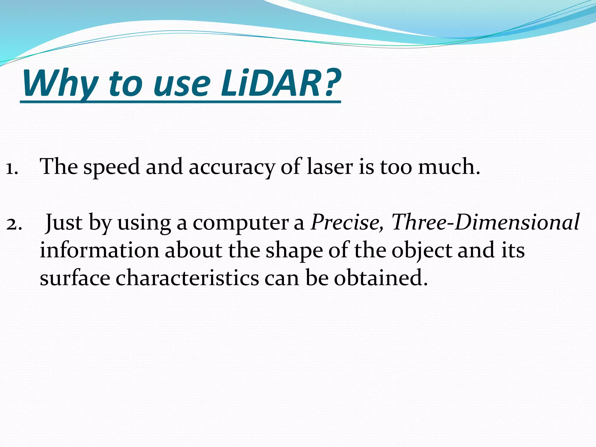 LiDAR | PPTX