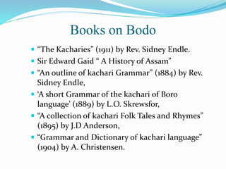Bodo Tribe of Assam | PPTX