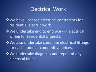 Simra Civil Projects - About Us in Brief | PPT