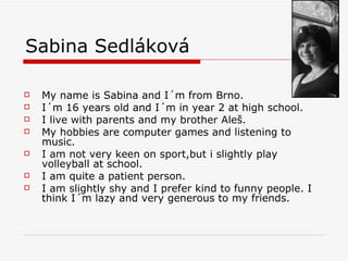 About us sabina, eva, andrea and edita | PPT