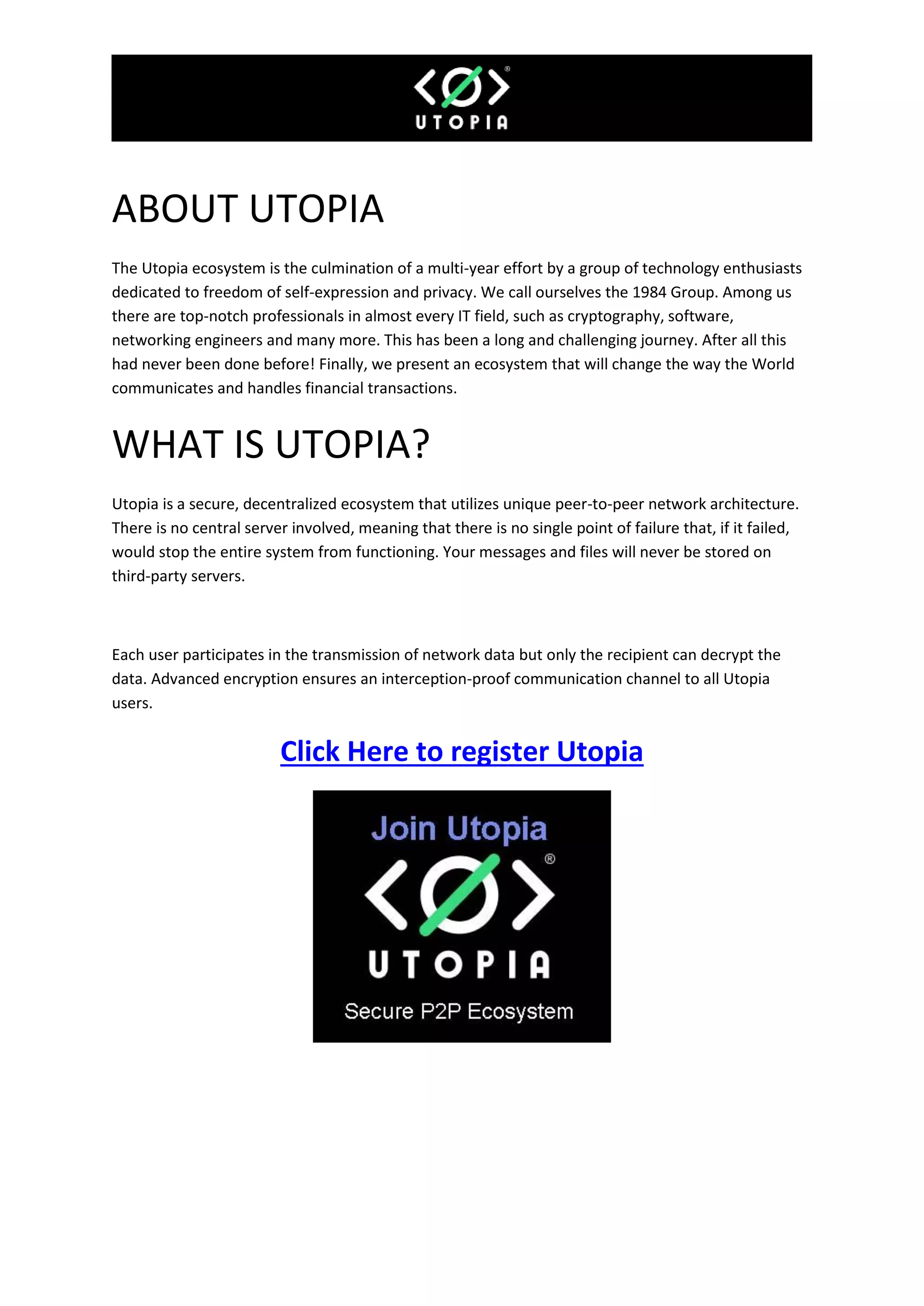 What is Utopia? | PDF