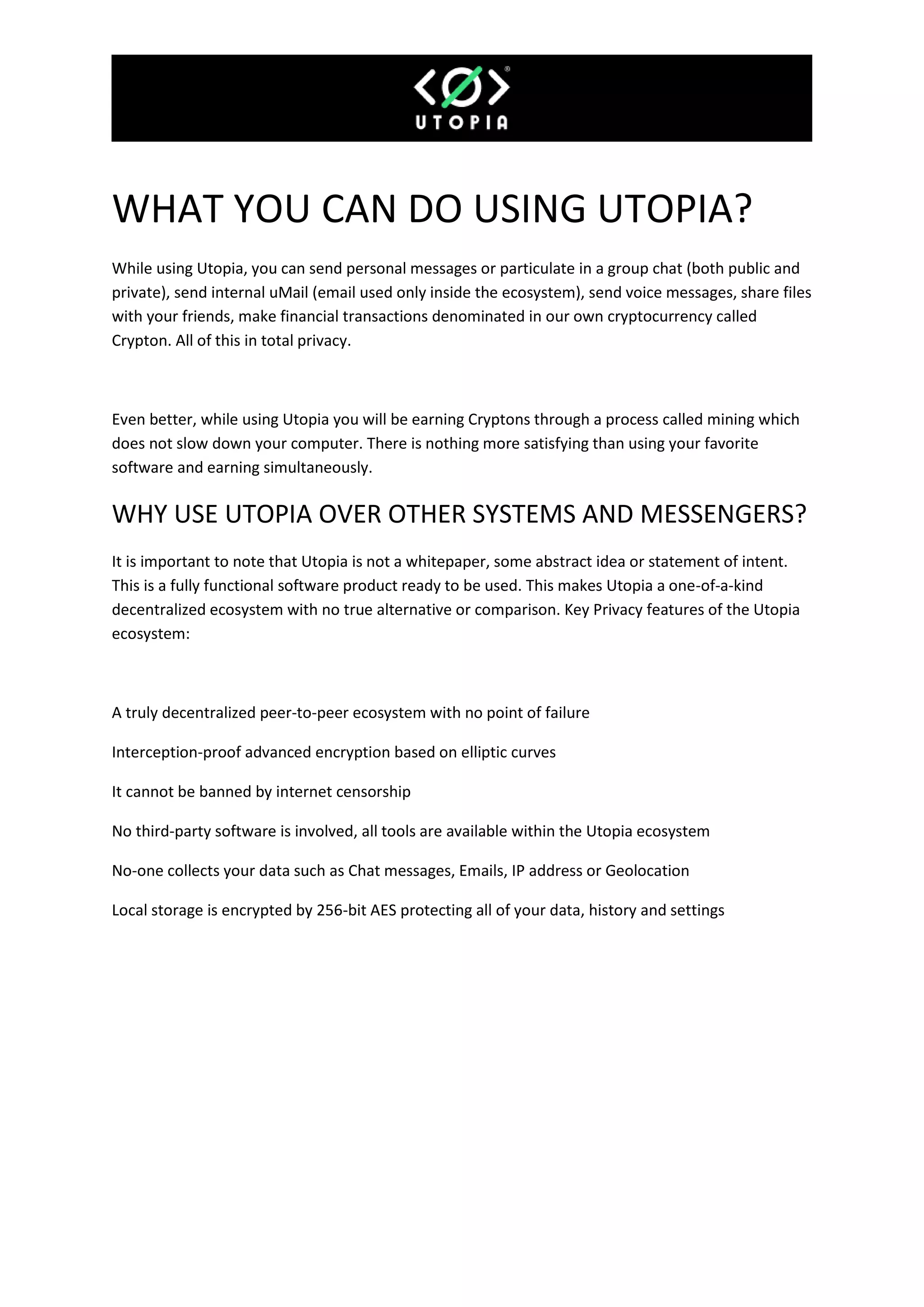 What is Utopia? | PDF