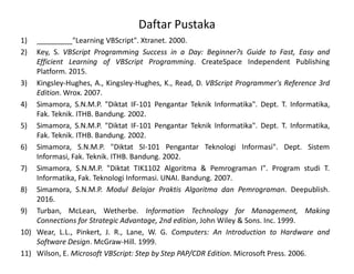 About vb script-sns | PPT