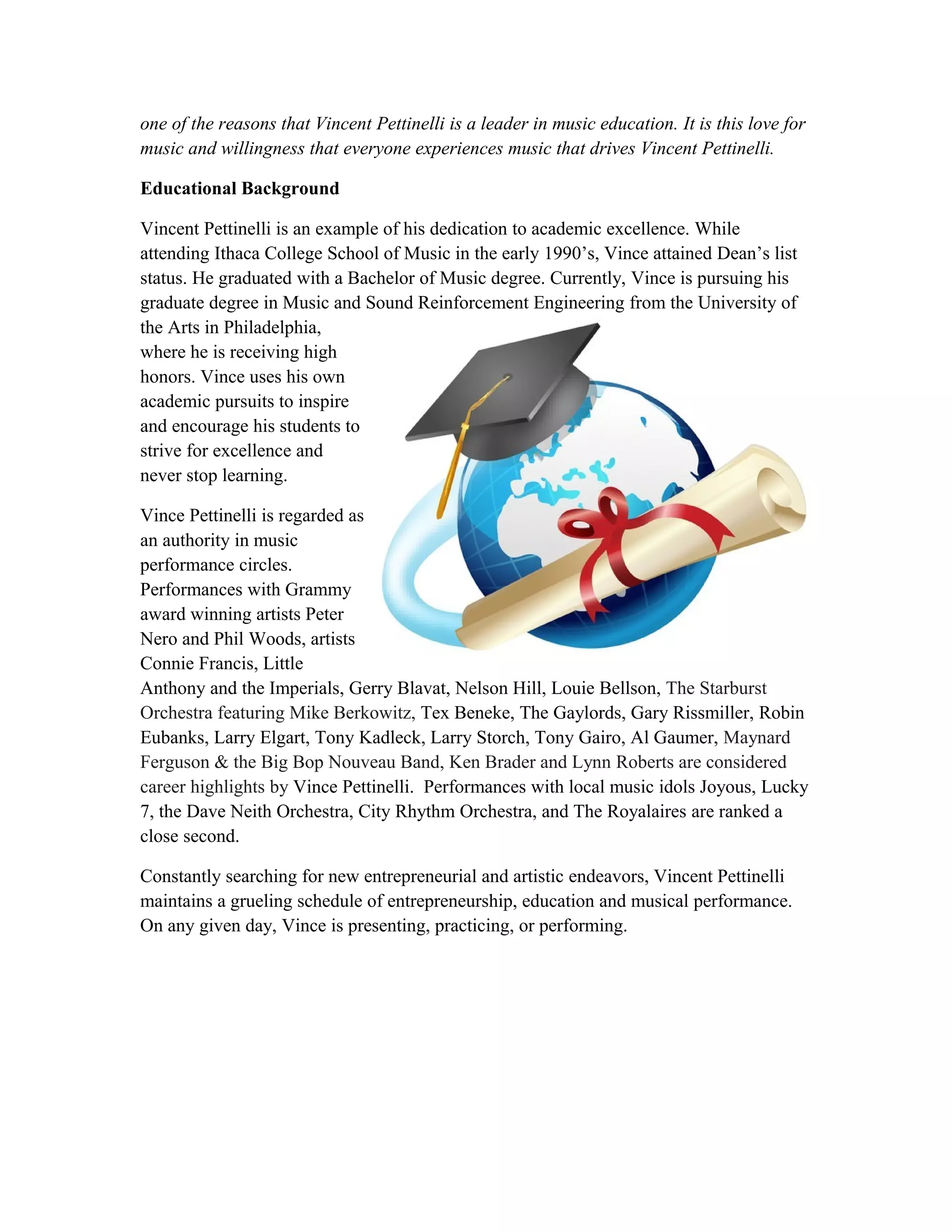 About vincent pettinelli | DOC