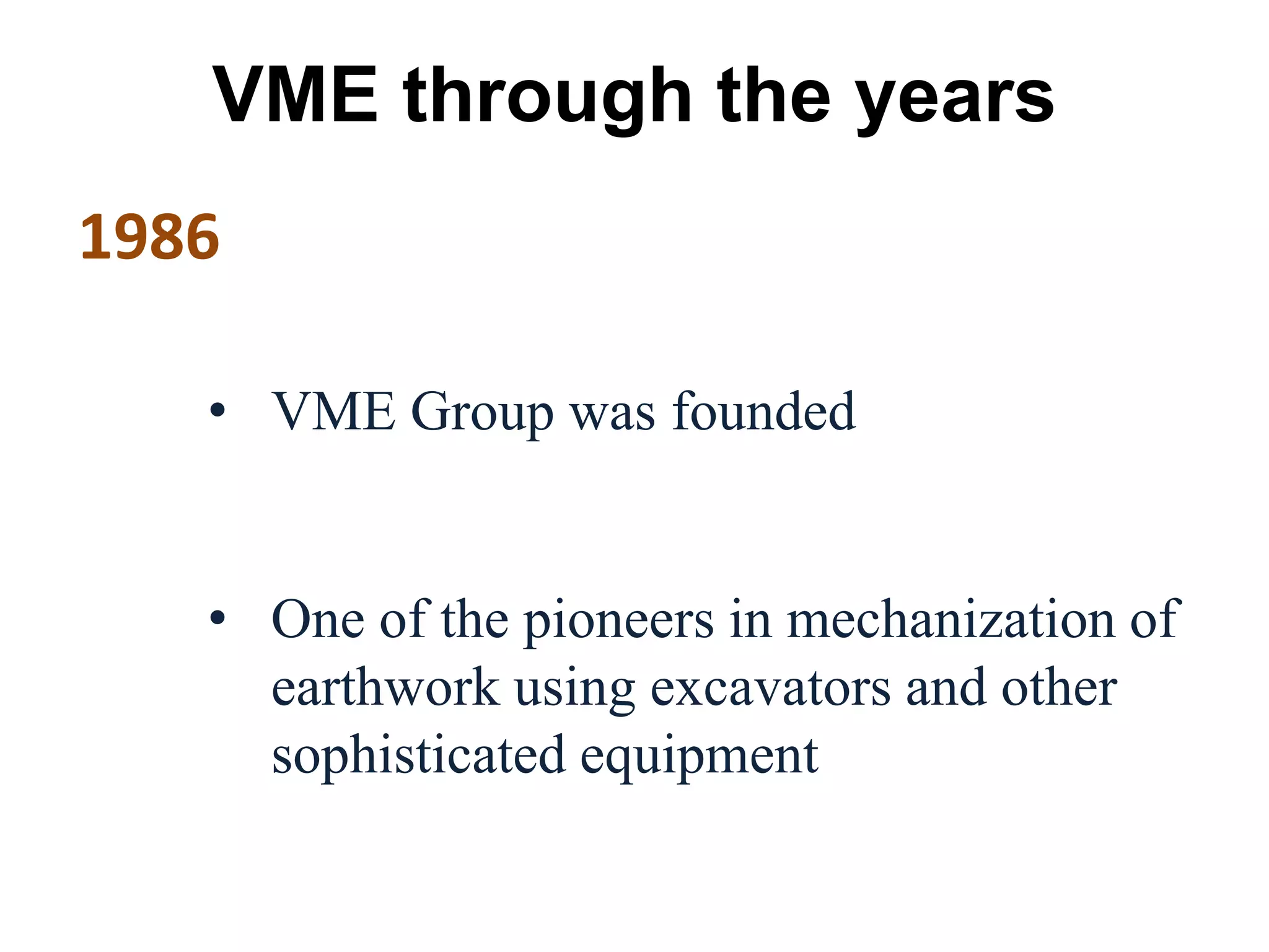VME Group and Precast Technology Products | PPTX