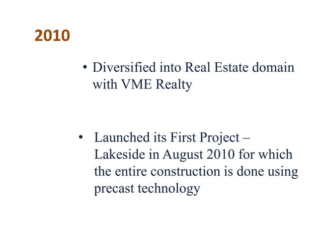 VME Group and Precast Technology Products | PPTX | Civil Engineering ...