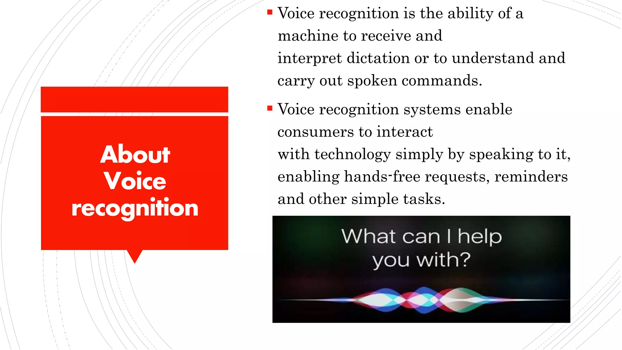 The concept of Voice Recognition. | PPTX