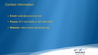 About wavecrest Computing | PPT