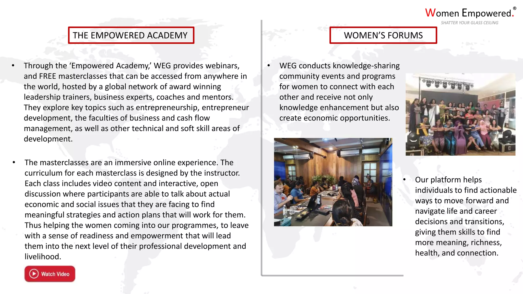 About Women Empowered Global 2020 | PPTX