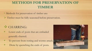 WOOD AND SEASONING OF WOOD | PPTX