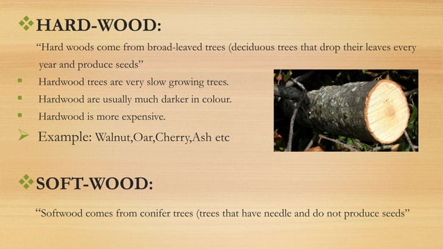 WOOD AND SEASONING OF WOOD | PPTX | Woodworking | Arts and Crafts