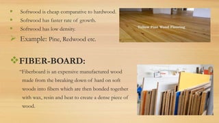 WOOD AND SEASONING OF WOOD | PPTX