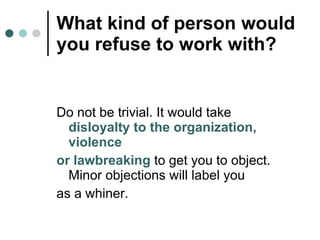 Job Interview: ESL Discussion: How to approach personal questions 2 | PPT