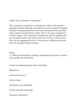 About Your Signature AssignmentThis signature assignment i.docx
