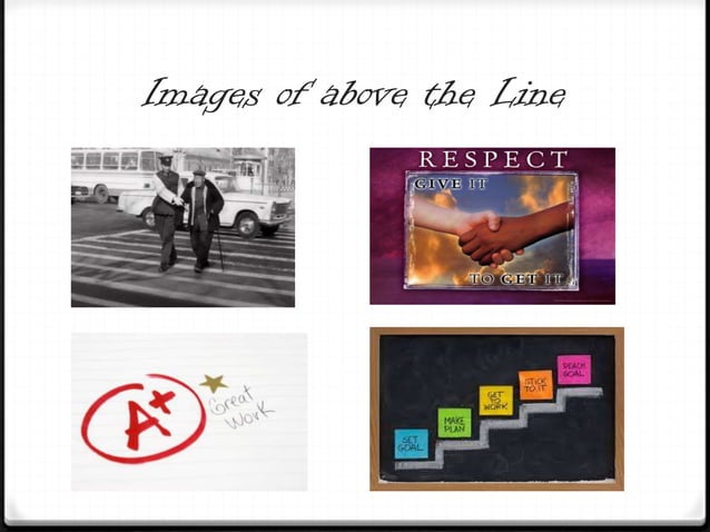 Above & below the line | PPTX