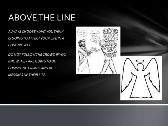 Above and below the line | PPT