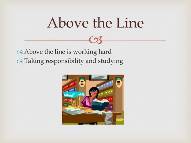 Above and below the line | PPT