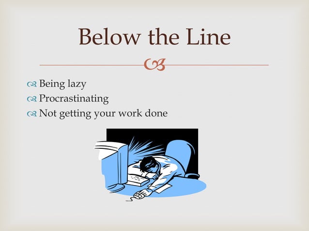 Above and below the line | PPT