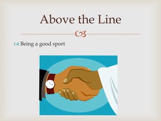 Above and below the line | PPT