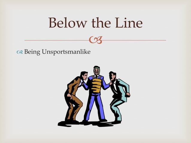 Above and below the line | PPT