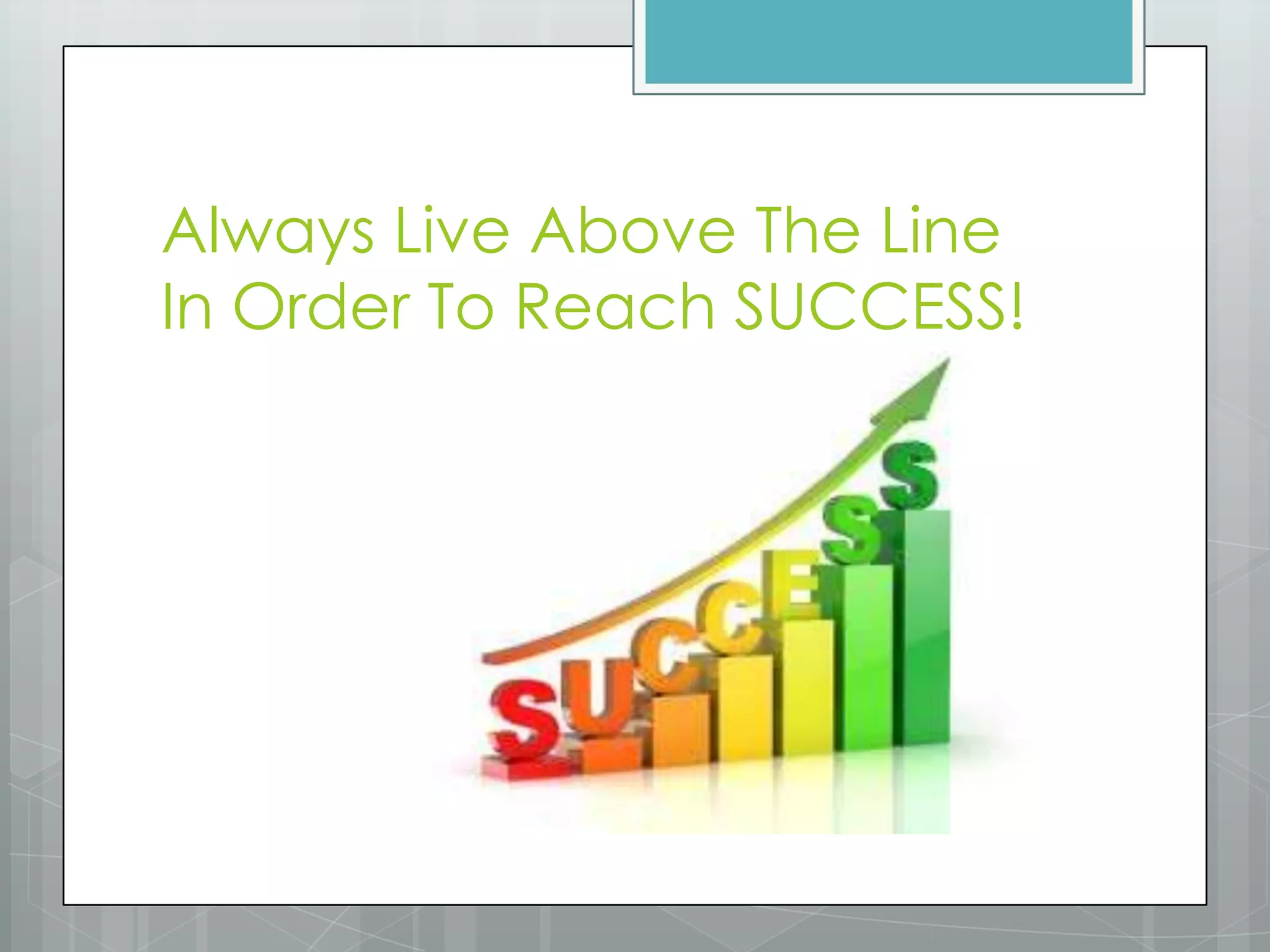 Above the line below the line | PPTX