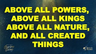 ABOVE ALL (Jesus is Lord) Song to refreshen your soul | PPT