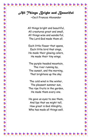 Above the bright blue sky | DOCX | Parenting Children Aged 4-11 | Parenting